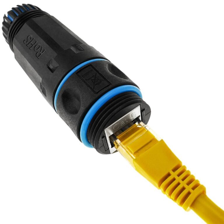Ethernet joint connector waterproof HS CODE 85366190 | Para empalmes en ...